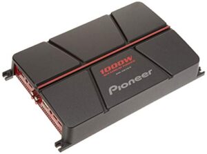 pioneer gm-a6704 4-channel bridgeable amplifier with bass boost