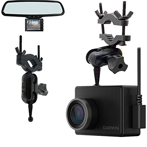 Accessory Basics Car Rearview Mirror Mount Kit for Garmin Dash Cam 10 20 25 45 55 65W 46 56 66W Driving Recorder DASHCAM