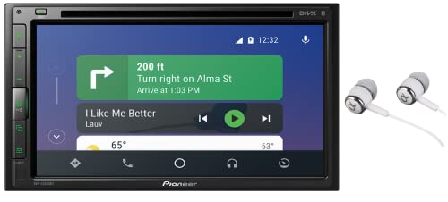 Pioneer 7" WVGA Display, Apple CarPlay, Android Auto, Built-in Bluetooth, AppRadio Mode, Pandora, Spotify, MIXTRAX, USB/AUX Digital Multimedia Video Receiver