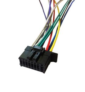 pioneer avh-270bt / avh-271bt player wiring harness plug