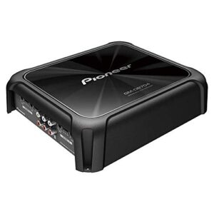 pioneer 4ch amp/150wx4/bassboost rem, black (gm-d8704)