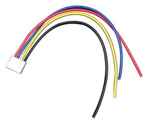 anyqinsog 4-pin wire harness power plug dsp processor compatible with pioneer deq-7200 deq-7600 deq-9200 auto repair wiring harness