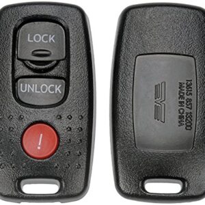 Dorman 13615 Keyless Entry Transmitter Cover Compatible with Select Mazda Models, Black