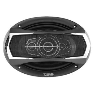 DS18 SLC-N69X Coaxial Speaker - 6x9, 4-Way Speaker, 260W Max Power, 65W RMS, Woofer, Midrange, and Tweeters in one, Removable Cover Included - Select Speakers Provide Undiscovered Value - 2 Speakers