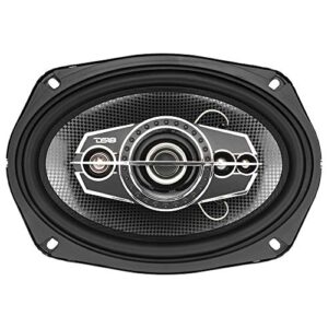 DS18 SLC-N69X Coaxial Speaker - 6x9, 4-Way Speaker, 260W Max Power, 65W RMS, Woofer, Midrange, and Tweeters in one, Removable Cover Included - Select Speakers Provide Undiscovered Value - 2 Speakers