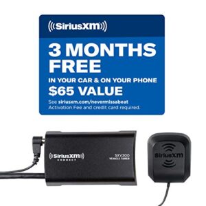 SiriusXM SXV300V1 Satellite Radio Vehicle Tuner, Add to Any SiriusXM-Ready Car Stereo, Enjoy SiriusXM for as Low as $5/month + $60 Service Card with Activation