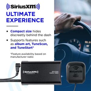 SiriusXM SXV300V1 Satellite Radio Vehicle Tuner, Add to Any SiriusXM-Ready Car Stereo, Enjoy SiriusXM for as Low as $5/month + $60 Service Card with Activation