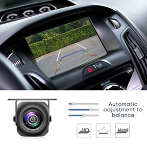 PixelMan PMD2A Backup Camera, Upgrade HD Metal 170 Degree Wide Angle Rear View Reversing Camera,Super Night Vision IP69 Waterproof Universal Reverse Rearview Cam for Car Vehicle SUV RV Pickup