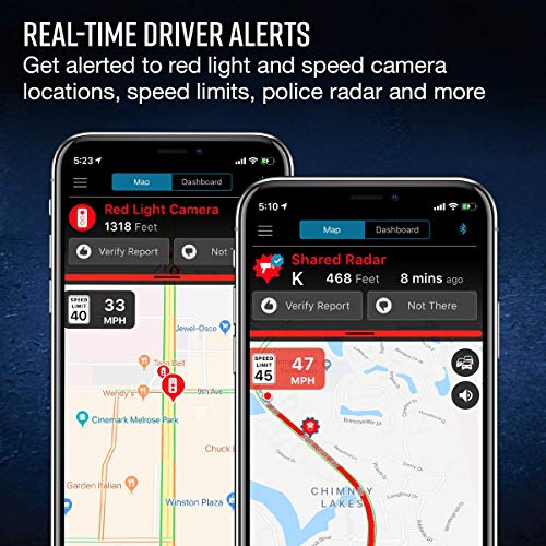 ESCORT Max 360 Laser Radar Detector - GPS, Directional Alerts, Dual Antenna Front and Rear, Bluetooth Connectivity, Voice Alerts, OLED Display, Escort Live