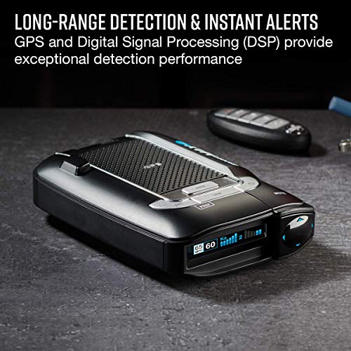 ESCORT Max 360 Laser Radar Detector - GPS, Directional Alerts, Dual Antenna Front and Rear, Bluetooth Connectivity, Voice Alerts, OLED Display, Escort Live