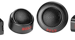 BOSS Audio Systems TW15 250 Watt Per Pair, 1 Inch Car Tweeters, 2 Crossovers Sold in Pairs , BLACK