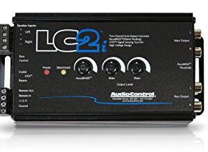 AudioControl LC2i 2 Channel Line Out Converter with AccuBASS and Subwoofer Control with ACR1 Remote for AudioControl Processors