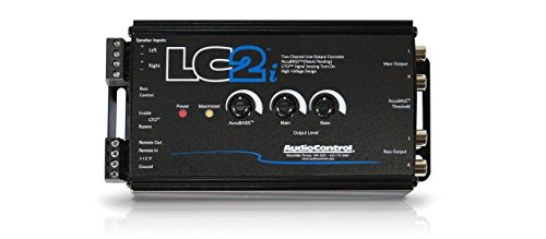 AudioControl LC2i 2 Channel Line Out Converter with AccuBASS and Subwoofer Control with ACR1 Remote for AudioControl Processors