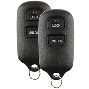 2x keylessoption remote key fob 2btn for toyota (hyq12bbx,hyq12ban, hyq1512y)