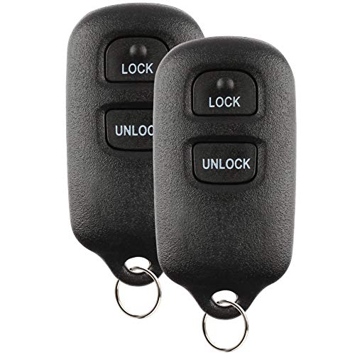 2X KeylessOption Remote Key Fob 2btn for Toyota (HYQ12BBX,HYQ12BAN, HYQ1512Y)