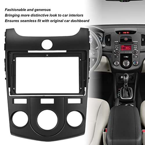 Car Stereo Dash Radio Fascia, Installation Dash Kit ABS Navigation Panel Frame Cover Auto Accessories Replacement for KIA FORTE MANUAL