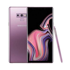 samsung galaxy note 9, 128gb, lavender purple – at&t (renewed)