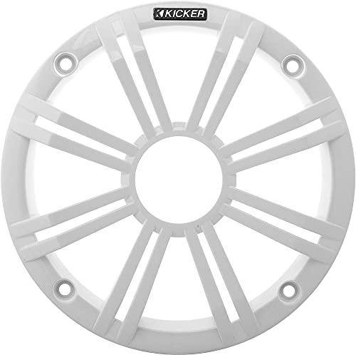 Kicker 45BKMG6W 6-1/2" Marine Speaker Grille for 6-1/2" KM Series Speakers White