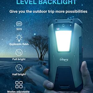 Unihertz Tank 4G Rugged Smartphone with 22000mAh Largest Battery, 66W Fast Charging, 6.81" FHD, 108MP Camera 20MP Night Vision, IP68 Waterproof 8GB+256GB, Fingerprint/Face Recognition