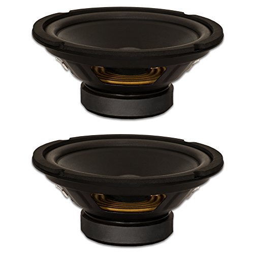 Goldwood Sound, Inc. Stage Subwoofer, Dual Voice Coil 8" Woofers 220 Watt Each 8ohm 2 Speaker Set (GW-408D-2)