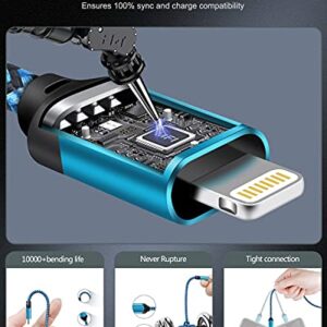 iPhone Car Charger Fast Charging for iPhone 14 13 12 Pro Max Mini SE 11Pro Max X 10 XR XS 8 Plus, 30W Dual Port Cigarette Lighter Adapter + Braided Apple Lightning Cable i Phone Charger Cord Wire 6FT