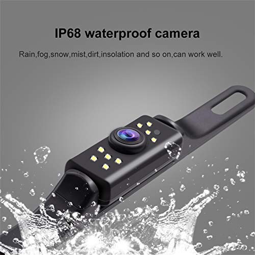 Backup Camera System Kit,4.3" Monitor IP68 Waterproof Car Camera Night Vision HD Back Up Camera for Car/SUV/Taxi/Mini Pickup