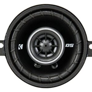 KICKER DSC350 3.5-Inch (89mm) Coaxial Speakers, 4-Ohm (Pair)