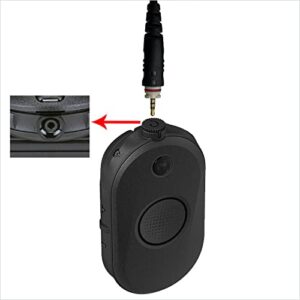 MONICONA Air Tube Earpiece Surveillance Kit Earphone Headset PTT Mic for Motorola CLP1010e CLP1040e CLPe446 CLP446e Radio