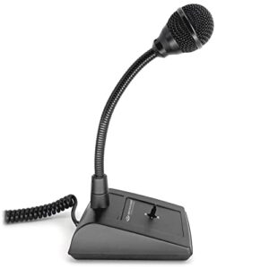 Pure Resonance Audio PTT1 Desktop Push to Talk Microphone