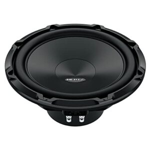 hertz cento series cs-250-s2 10″ (250mm) 300 watt rms 2-ohm svc subwoofer