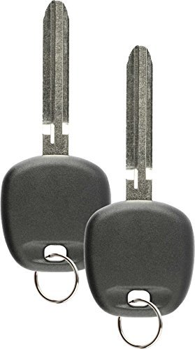 Discount Keyless Replacement Uncut Ignition Transponder Chipped Car Key For 4C (2 Pack)