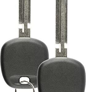 Discount Keyless Replacement Uncut Ignition Transponder Chipped Car Key For 4C (2 Pack)