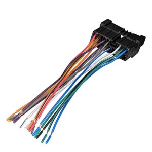 Bingfu Wiring Harness for Select 99-08 Hyundai Kia Vehicles Aftermarket Car Stereo Radio Wire Harnesses XC12