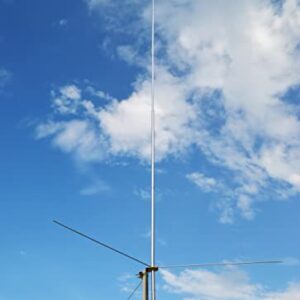 HYSHIKRA 26-28Mhz Base Antenna, CB 6.2meter (20.3ft) Outdoor Antenna with UHF-Female Connector for Midland Cobra Yaesu Mobile Base Transceiver Radio