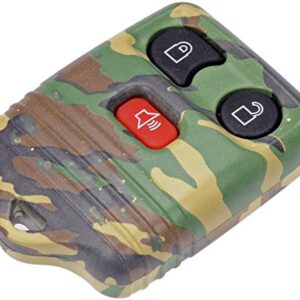 Dorman 13625GNC Keyless Entry Transmitter Cover Compatible with Select Models, Green Woodland Camouflage