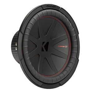 kicker compr 12″(30cm) subwoofer, dvc, 2-ohm, rohs compliant