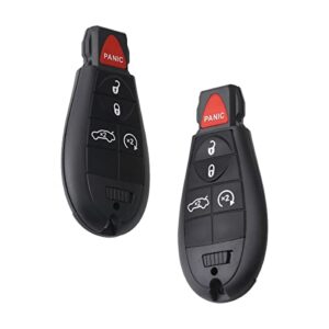 ocestore 2pcs m3n5wy783x car key fob keyless entry remote 4-btn compatible with durango 2011-2013 m3n5wy783x challenger 2008-2014