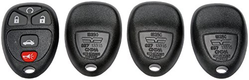 Dorman 13636 Keyless Entry Transmitter Cover Compatible with Select Models, Black