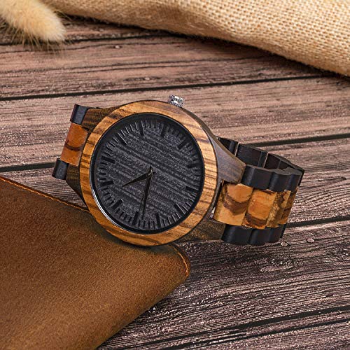 kullder Groomsmen Gifts for Wedding Personalized Engraved Watch for Best Man Mens Custom Wooden Watches for Men Personalized Best Man Gifts Ideas