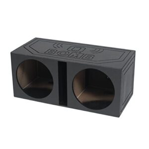 Q Power QBOMB12V Dual 12" Vented Ported Subwoofer Sub Box with Bedliner Spray