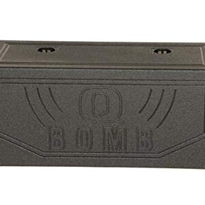 Q Power QBOMB12V Dual 12" Vented Ported Subwoofer Sub Box with Bedliner Spray