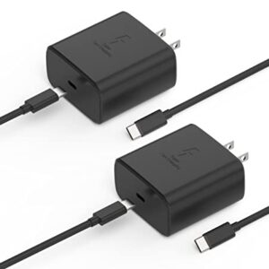 2Pack Samsung 45W Charger USB C Type C Charger Super Fast Charging for Samsung Galaxy S23 S23+ S23 Ultra Note 10+ S22 S21 Note 20 Z Fold 4 Z Flip 4, Galaxy Tab S7 S7+ S8 S8+ S8 Ultra,PPS Charger