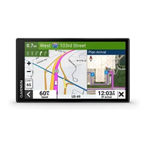 garmin dēzl™ otr610, large, easy-to-read 6” gps truck navigator, custom truck routing, high-resolution birdseye satellite imagery, directory of truck & trailer services