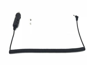 cigarette lighter coiled power cord/dc power cord replacement for cobra rad 480i, rad 380 radar detector