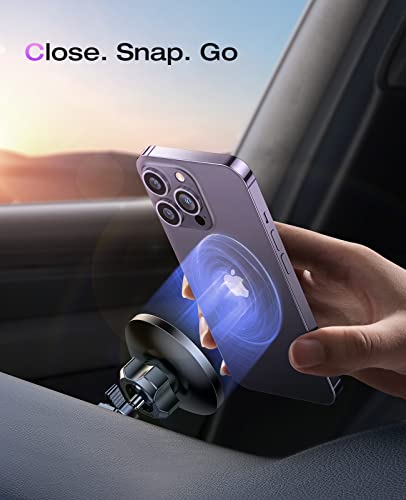 VICSEED 𝙐𝙥𝙜𝙧𝙖𝙙𝙚𝙙 MagSafe Car Mount [Strongest Magnet Power] Magnetic Phone Holder for Car [360° Adjustable] Air Vent Car Phone Holder Mount Fits MagSafe iPhone 14 Pro Plus 12/13 All Phones