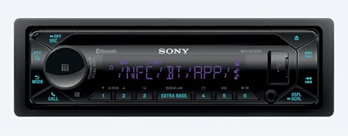 Sony MEX-N5300BT Car Stereo Single Din Radio with Bluetooth, CD Player, USB/AUX