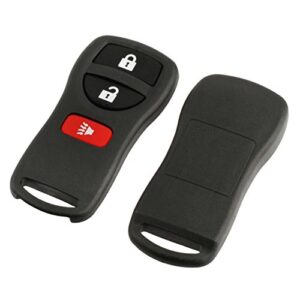 key fob keyless entry remote shell case & pad fits nissan & infiniti