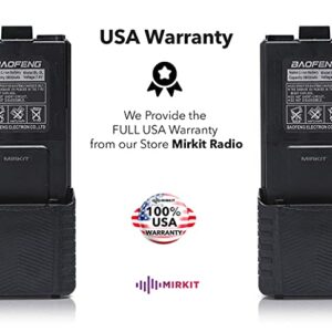 BAOFENG 2X Replacement Battery 7.4V 3800mAh for Walkie Talkies UV5 BF-F8HP UV-5R MK4 MK5 UV5Rush Plus UV-5RTP BF-F8+ Mirkit Edition