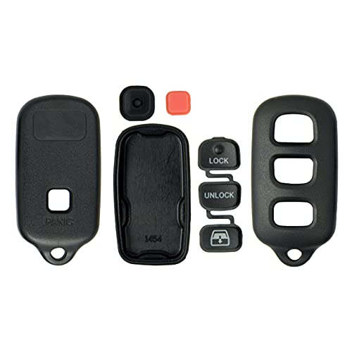 Keyless2Go Replacement for New Shell Case for 4 Button Remote Key Fob FCC HYQ1512Y HYQ12BBX HYQ12BAN - Shell ONLY