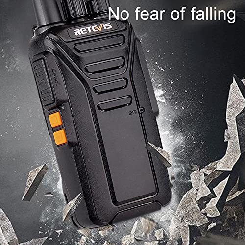 Retevis RT27 Walkie Talkies for Adults,Rugged 2 Way Radio Rechargeable,VOX Hands Free Emergency Alert Heavy Duty,Portable FRS Two-way Radios,for Healthcare,Education,Government(5 Pack)